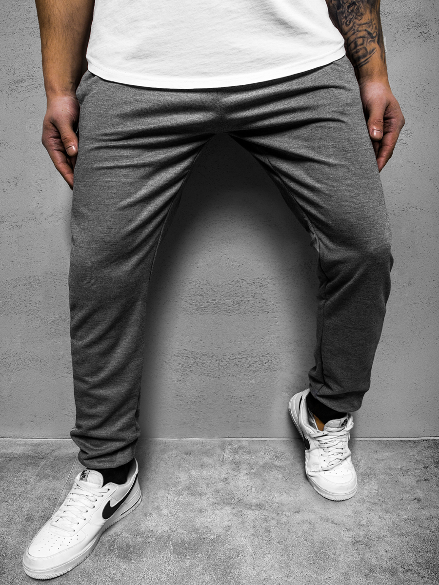 Pánske tepláky Sivé OZONEE JS/AM109Z | OZONEE.SK