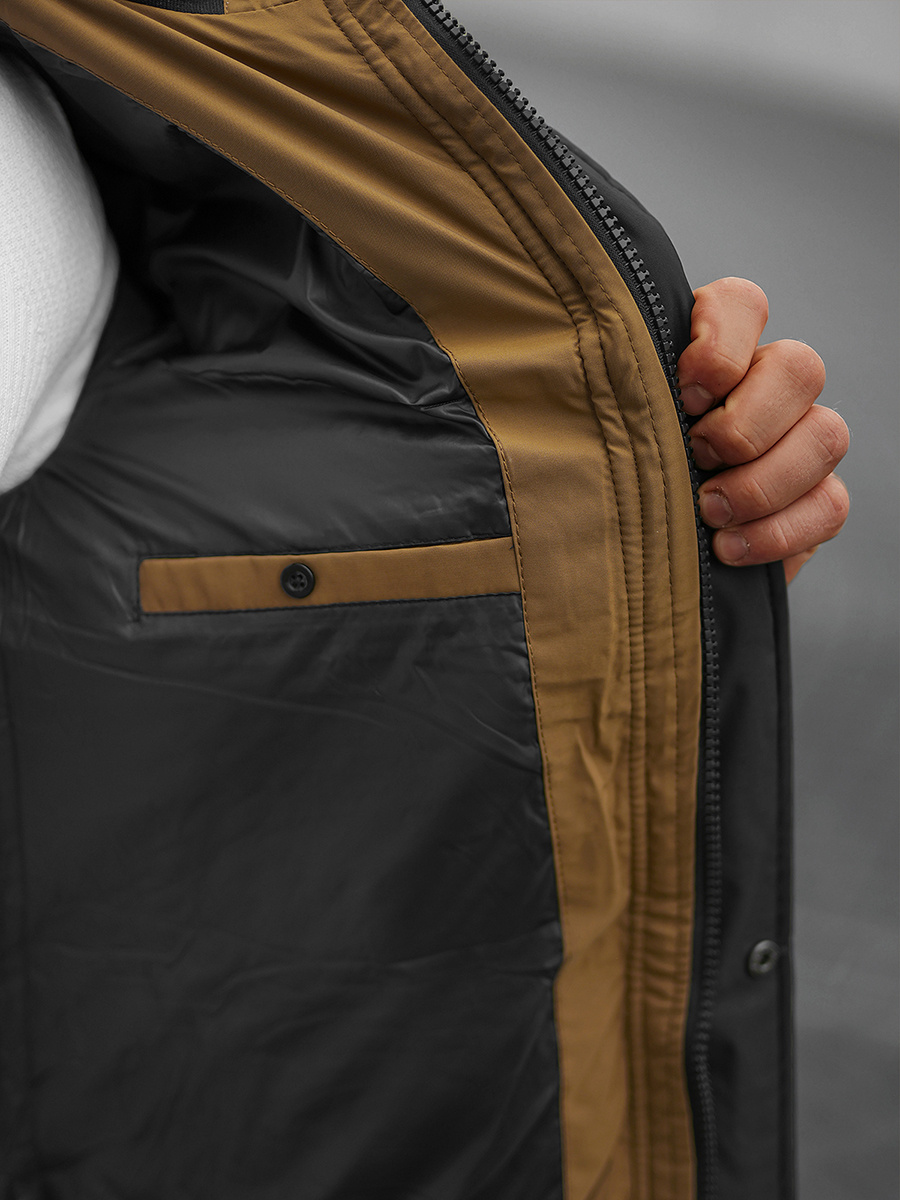 Pánska Bunda Camelová OZONEE N/7330Z | OZONEE.SK