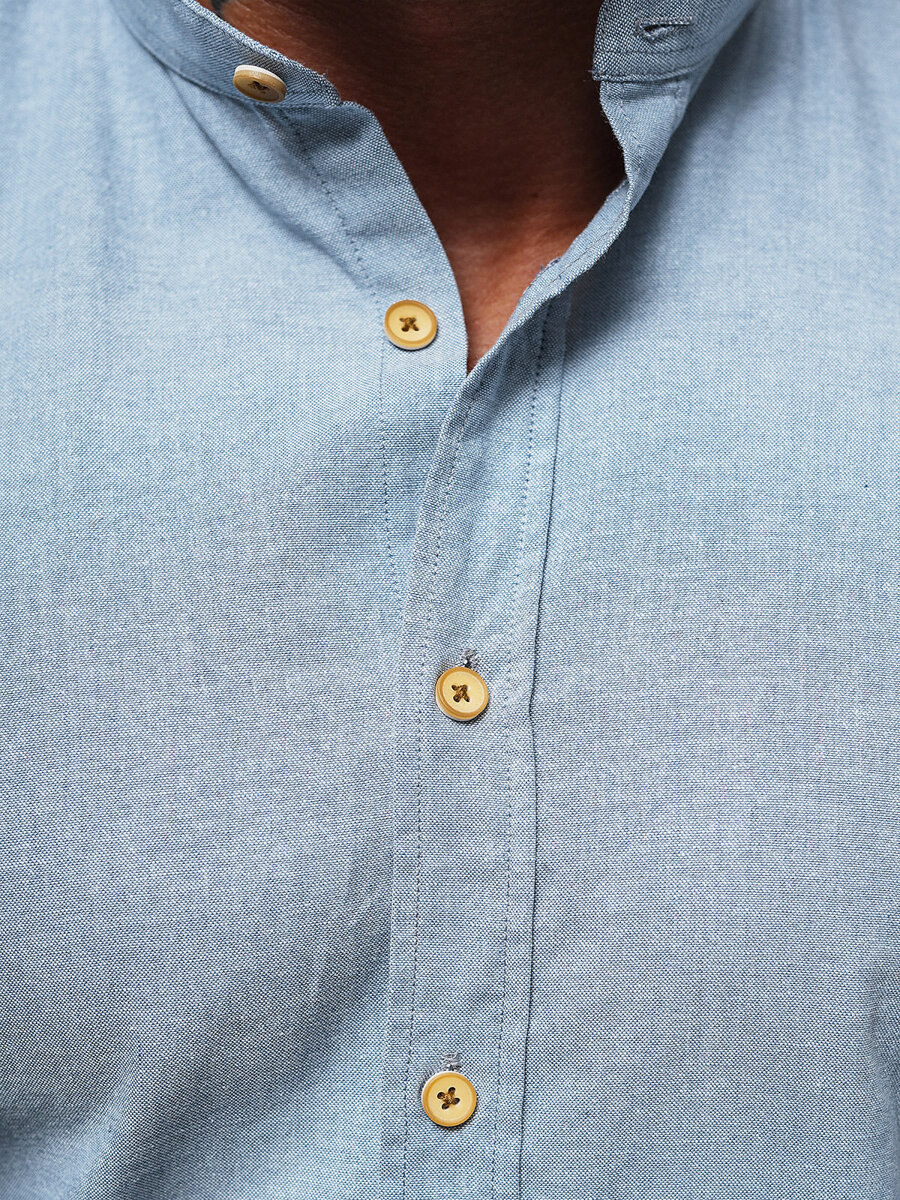 Pánska Košeľa Svetlo Modrá OZONEE O/V89 | OZONEE.SK