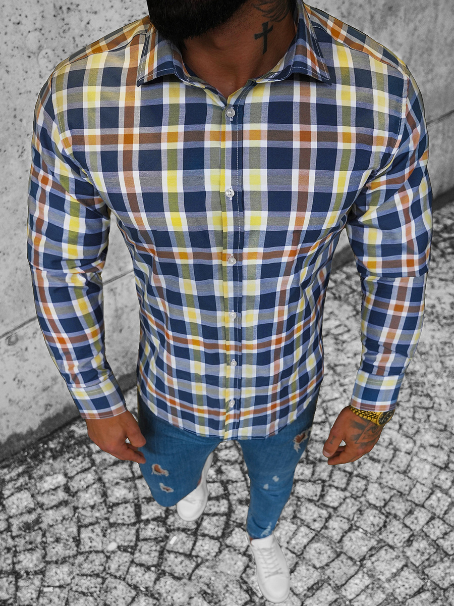 Pánska košeľa farebné OZONEE O/1022Z | OZONEE.SK